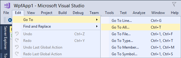 New code navigation shortcuts in Visual Studio 2017 | Making Visual ...