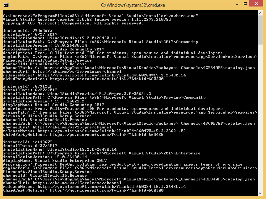 Changing Visual Studio 2017 private registry settings | Making Visual ...